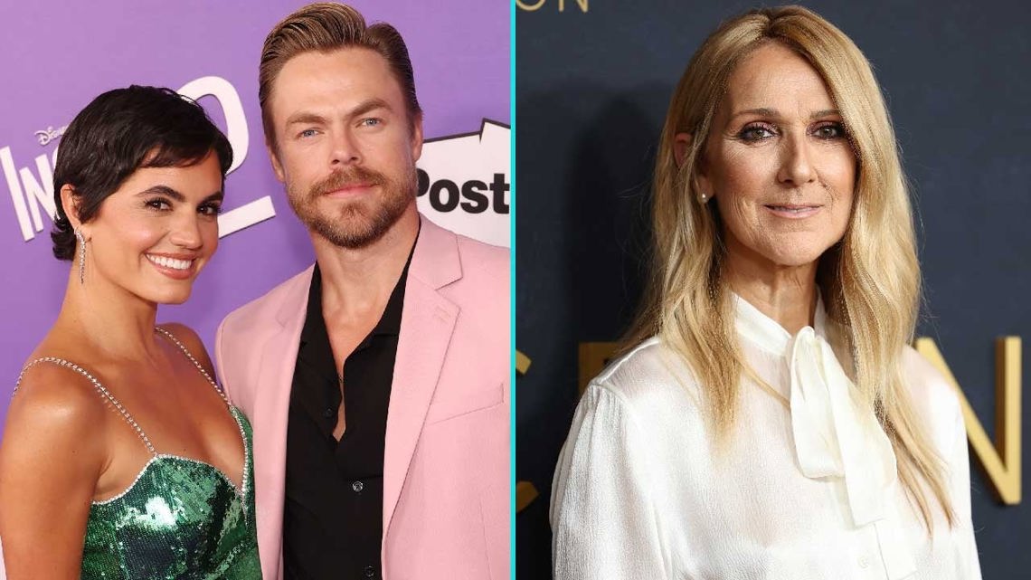 Derek Hough Says He Could 'Barely' Watch Celine Dion's Doc, Reminded ...