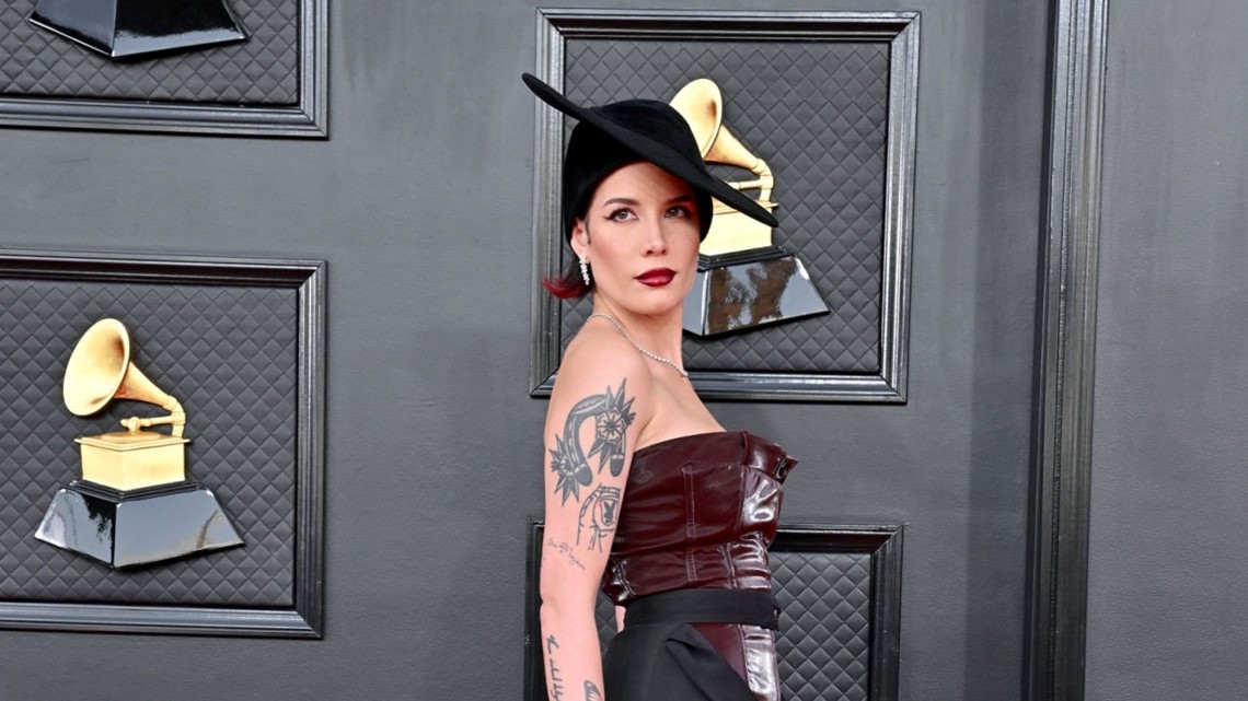 Halsey Makes Runway Debut in See-Through Animal Print at Paris Fashion ...