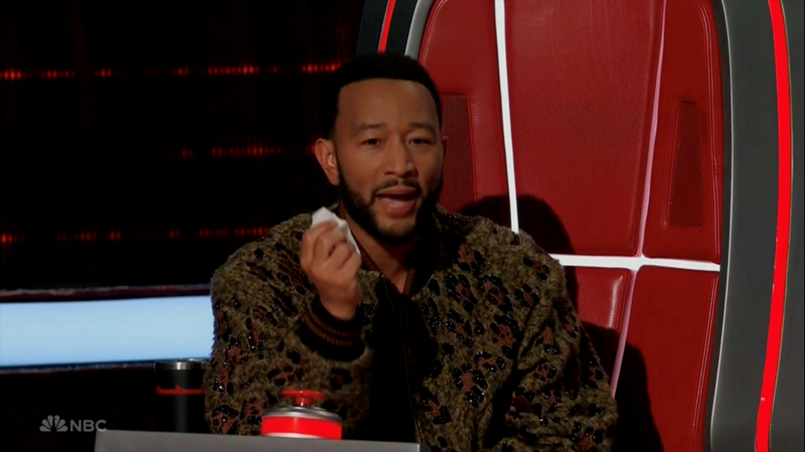 John Legend Can’t Stop Crying After Watching 'Underdog' Performance on ...