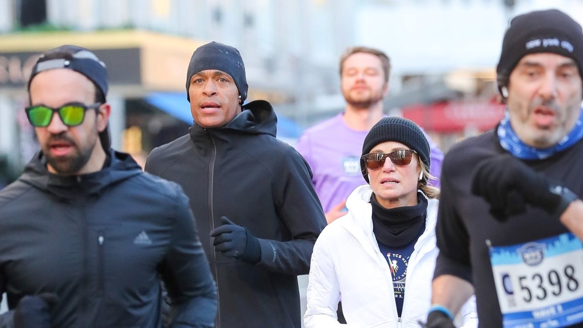 T.J. Holmes and Amy Robach Make Public Appearance Together As They Run ...