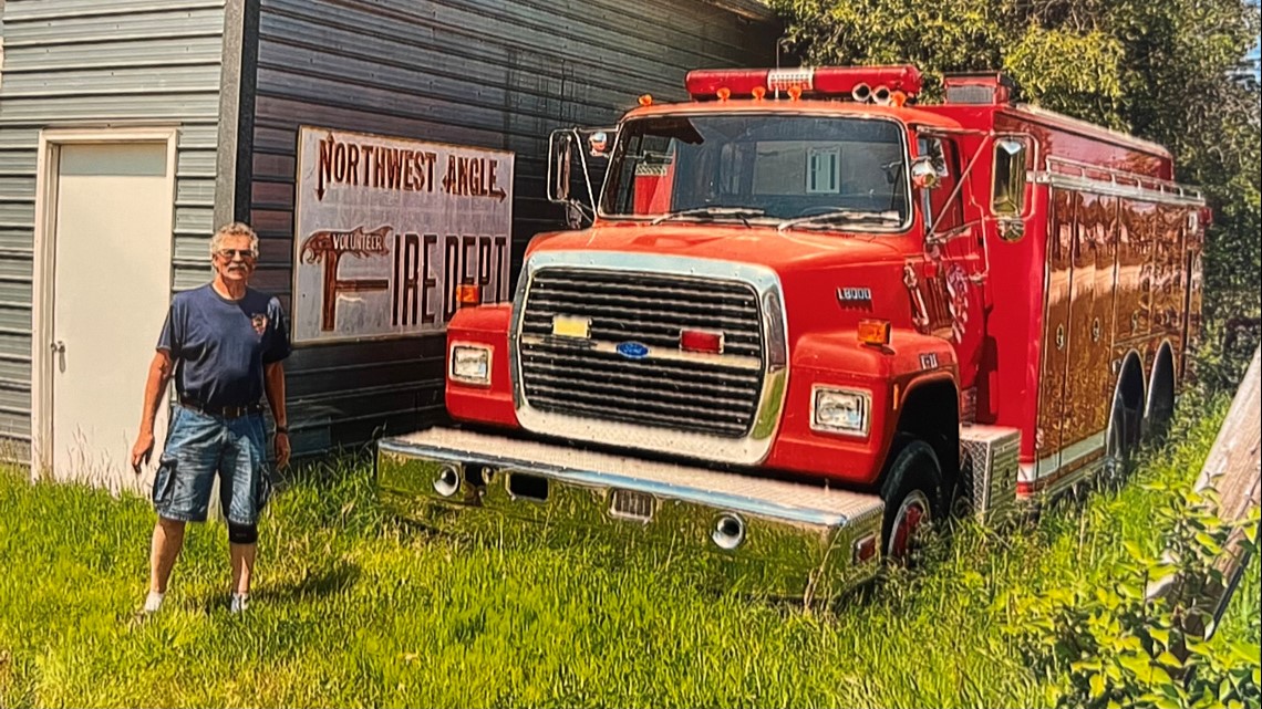 Firefighter poses for photo in front of every fire station in MN ...