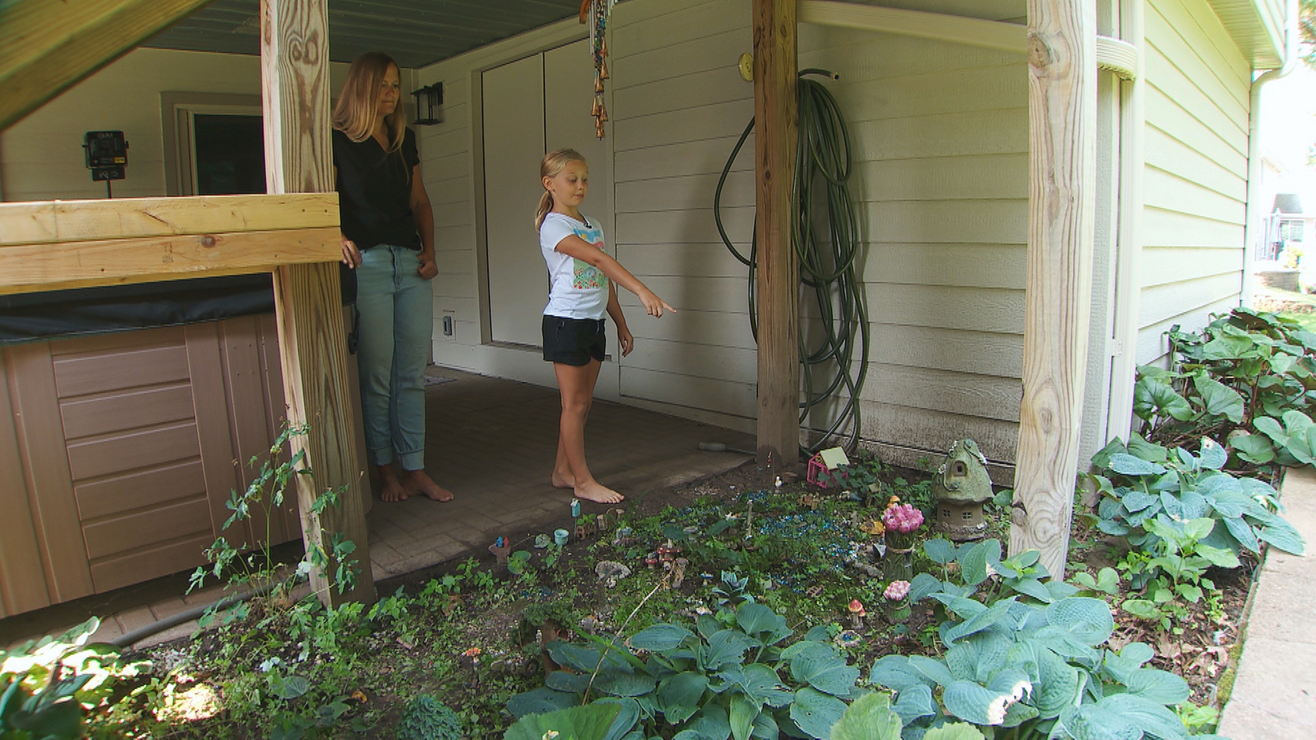 Mothers build life-sized fairy garden to honor their daughters | 9news.com