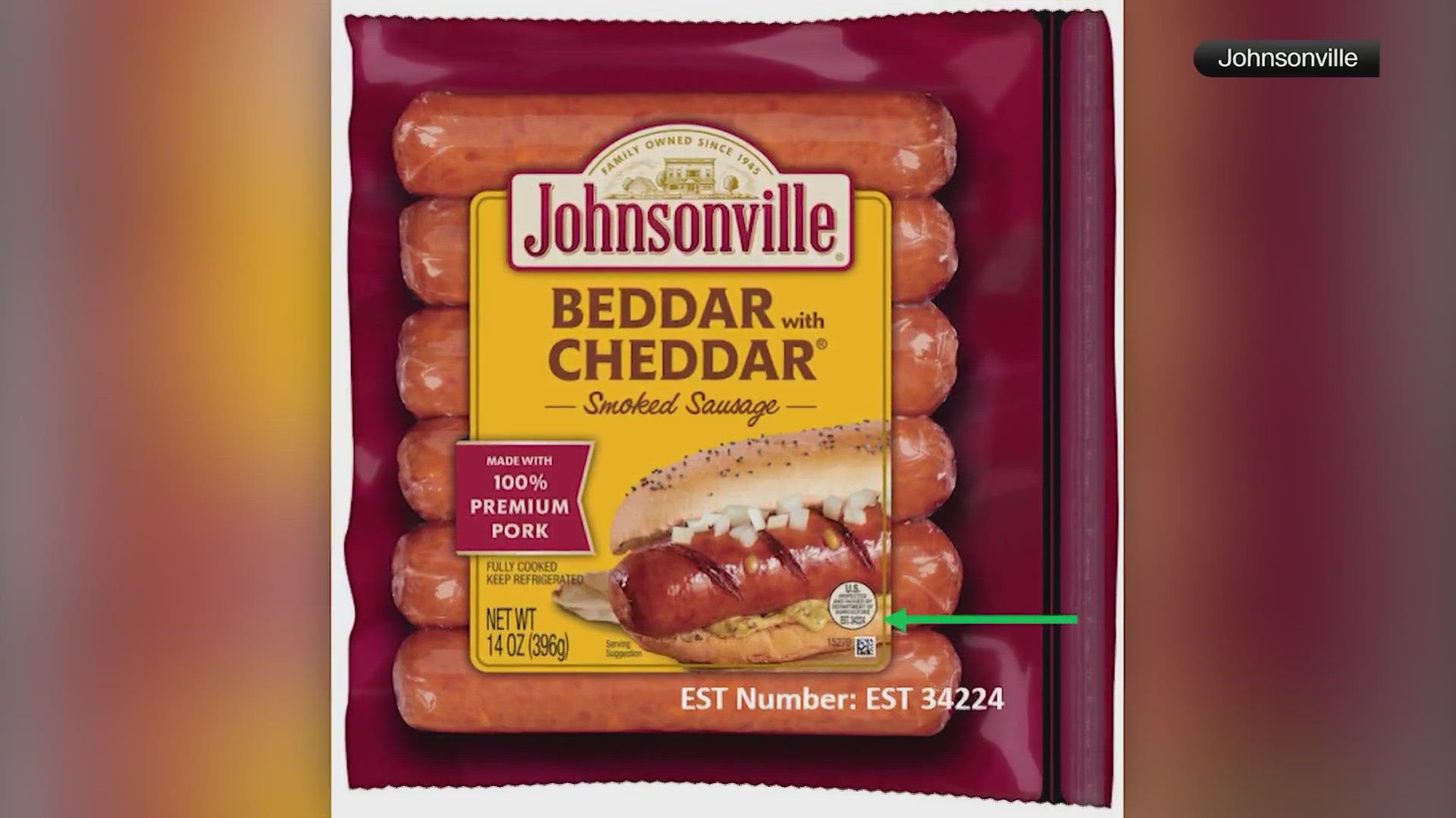 Johnsonville Beddar Cheddar recall: Plastic contamination risk | 9news.com