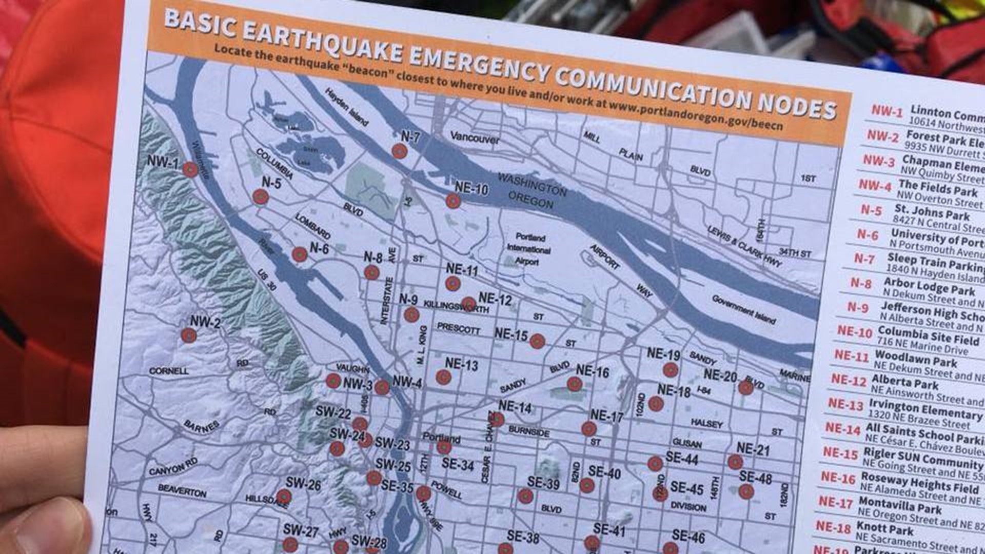 49 earthquake supply chests hidden across Portland | 9news.com