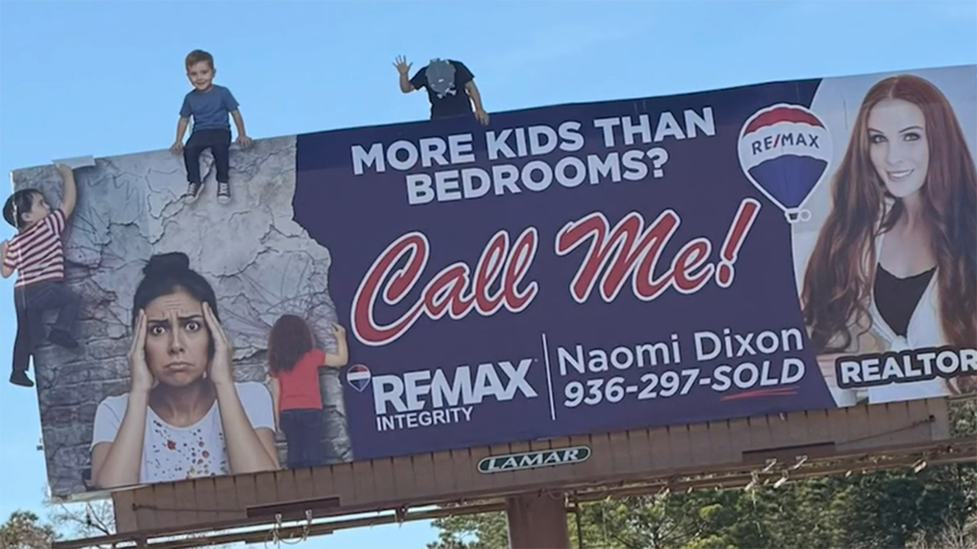 Texas billboard is turning heads for what it's missing | 9news.com