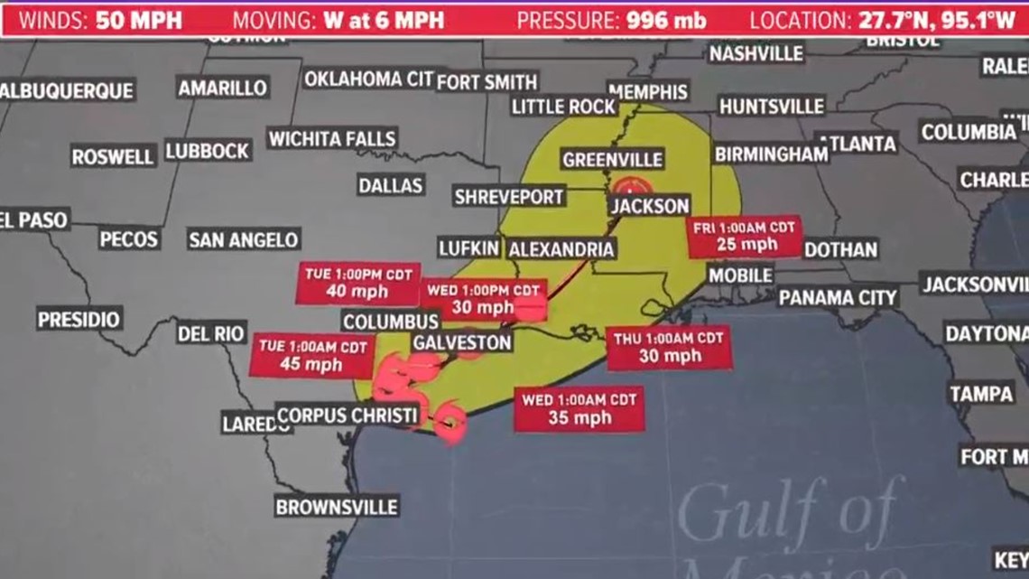 Tropical Storm Beta path and updates from the Gulf Coast | 9news.com