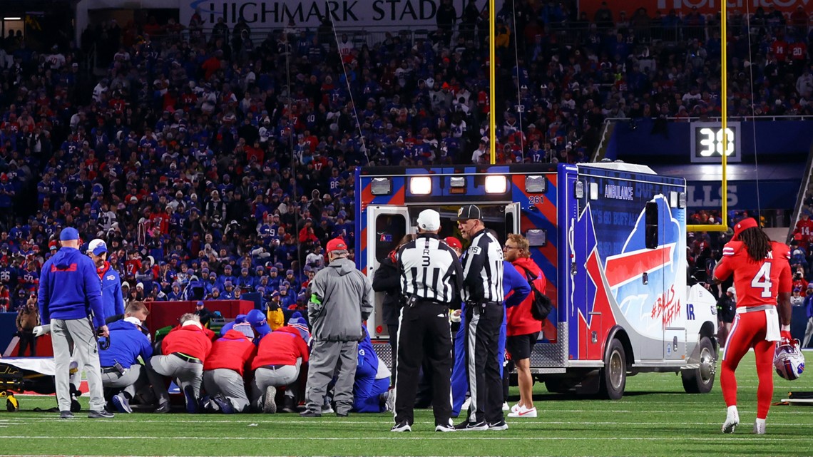 Buffalo Bills Damien Harris injury: RB has arm and leg movement | 9news.com