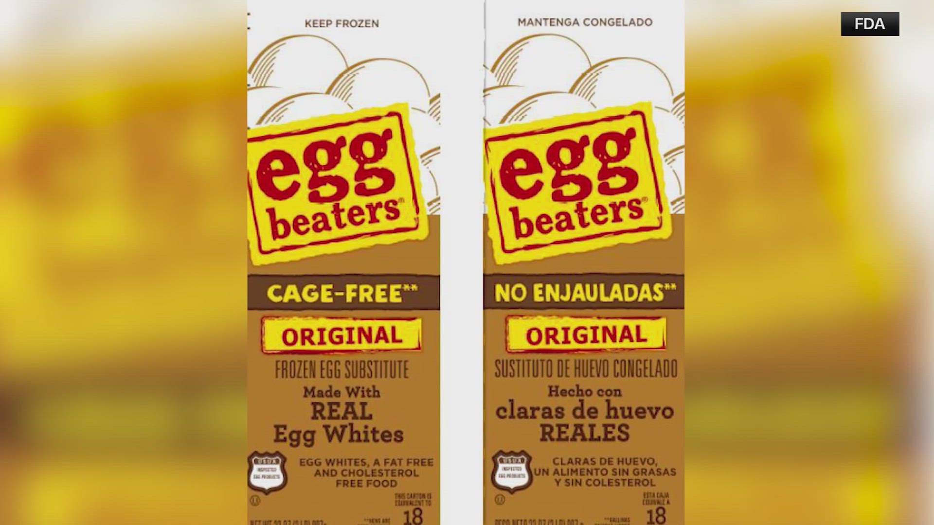 Egg Beaters, liquid eggs recalled over possible bleach contamination ...