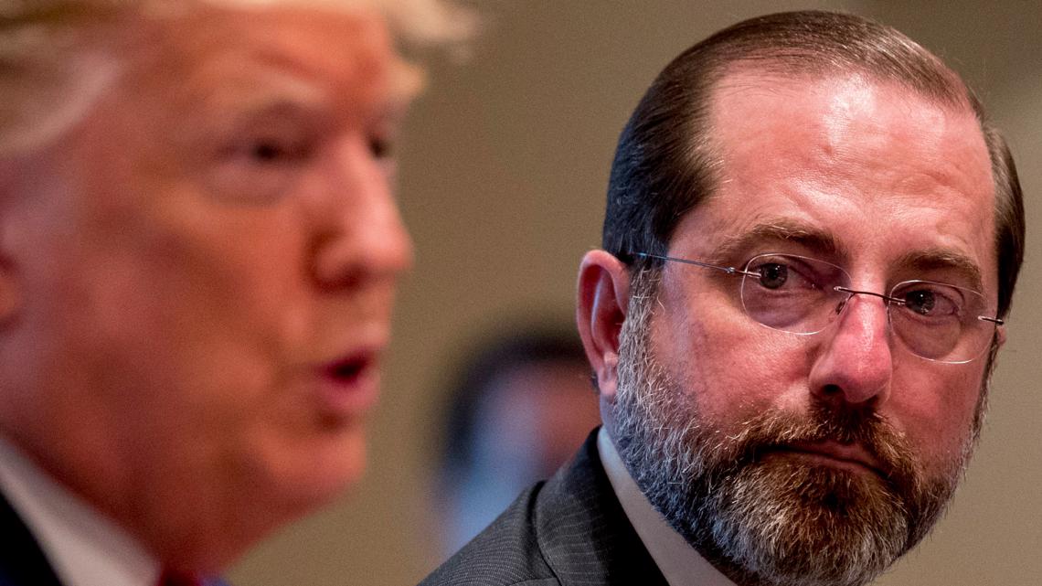 Secretary Alex Azar won't 'judge' local leaders over crowds | 9news.com