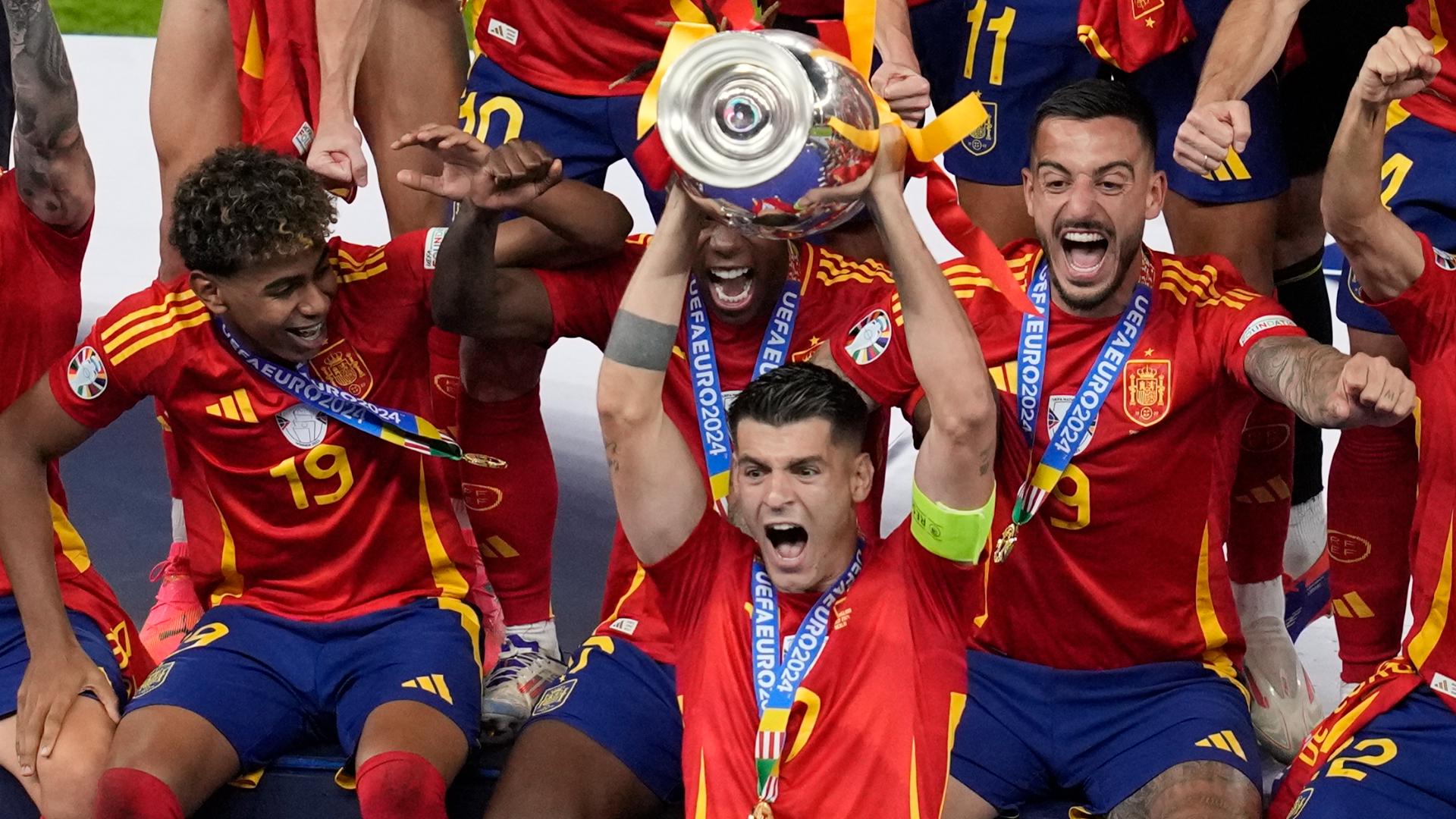 Spain beat England to win a record 4th European Championship | 9news.com
