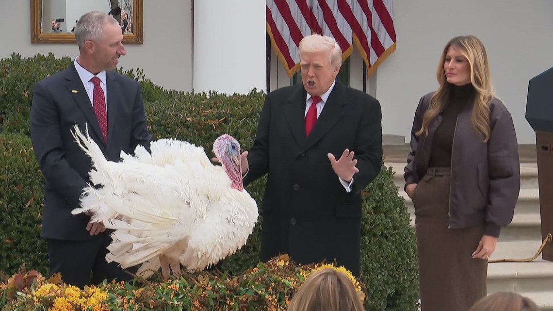 Trump spares turkeys — but not his political opponents — at annual ...