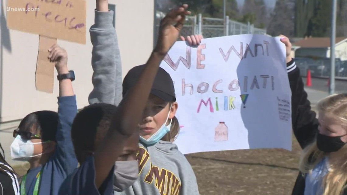 Kids protest to bring back chocolate milk | 9news.com