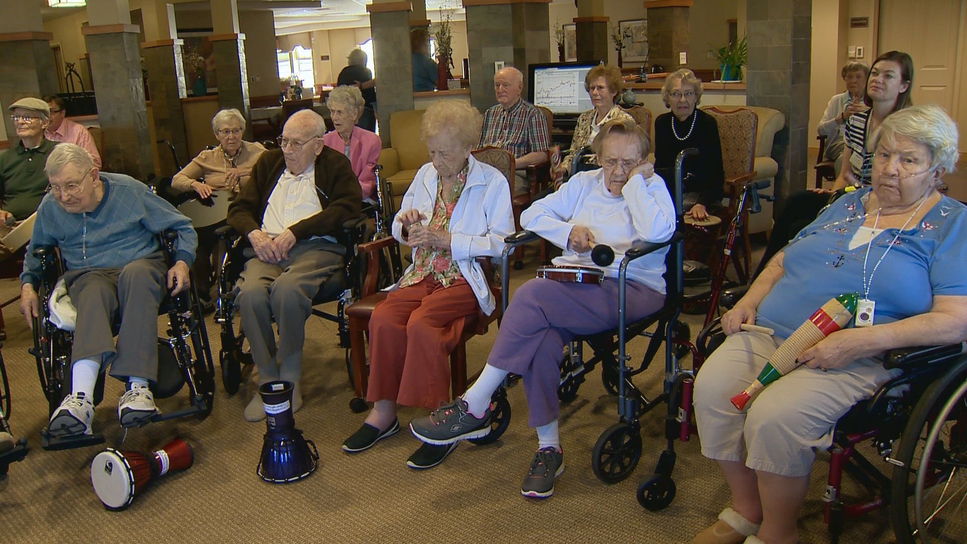 Senior drum circle breaks stereotypes | 9news.com