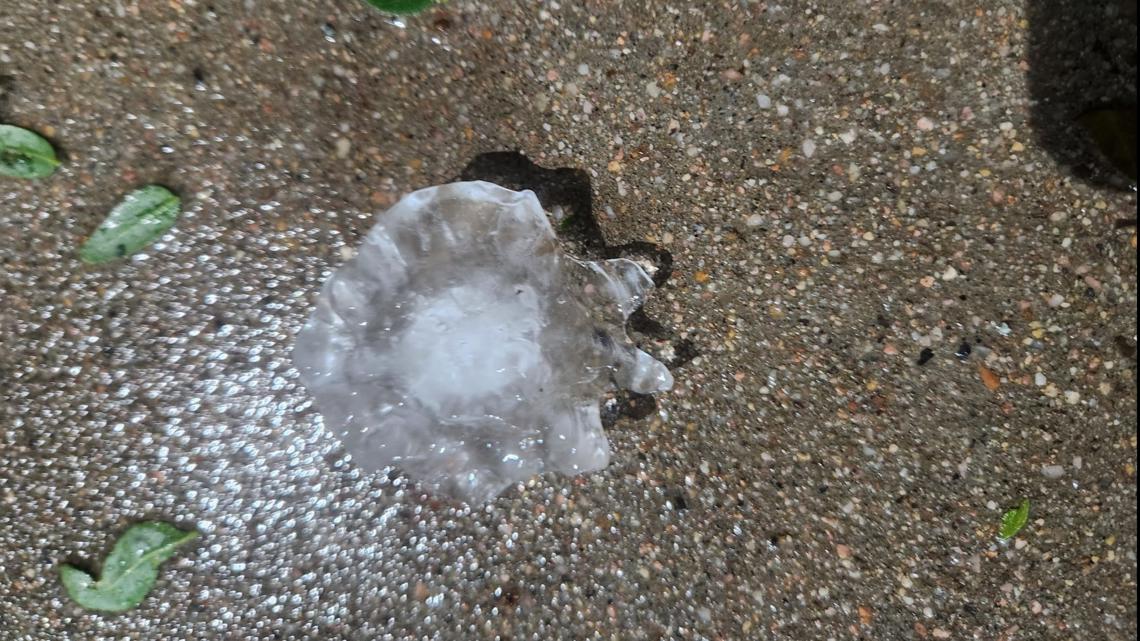 Photos: Severe storms bring large hail to northern Colorado | 9news.com