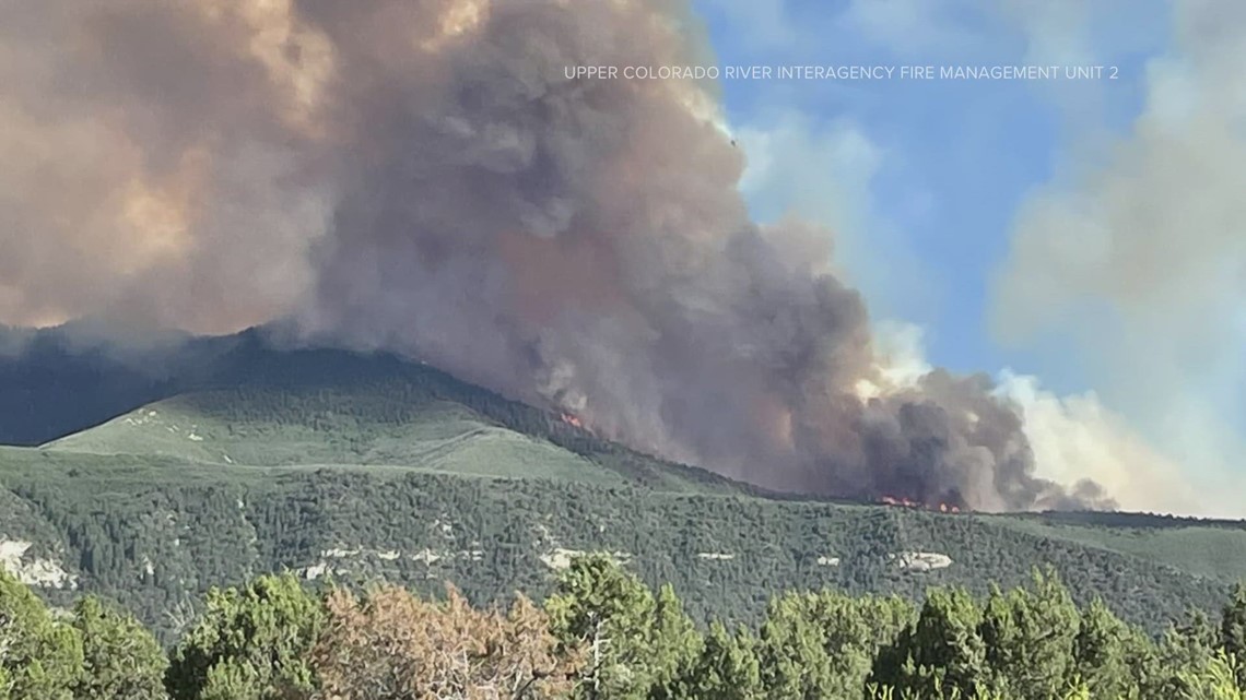 Smoke from western Colorado wildfire visible on Front Range | 9news.com