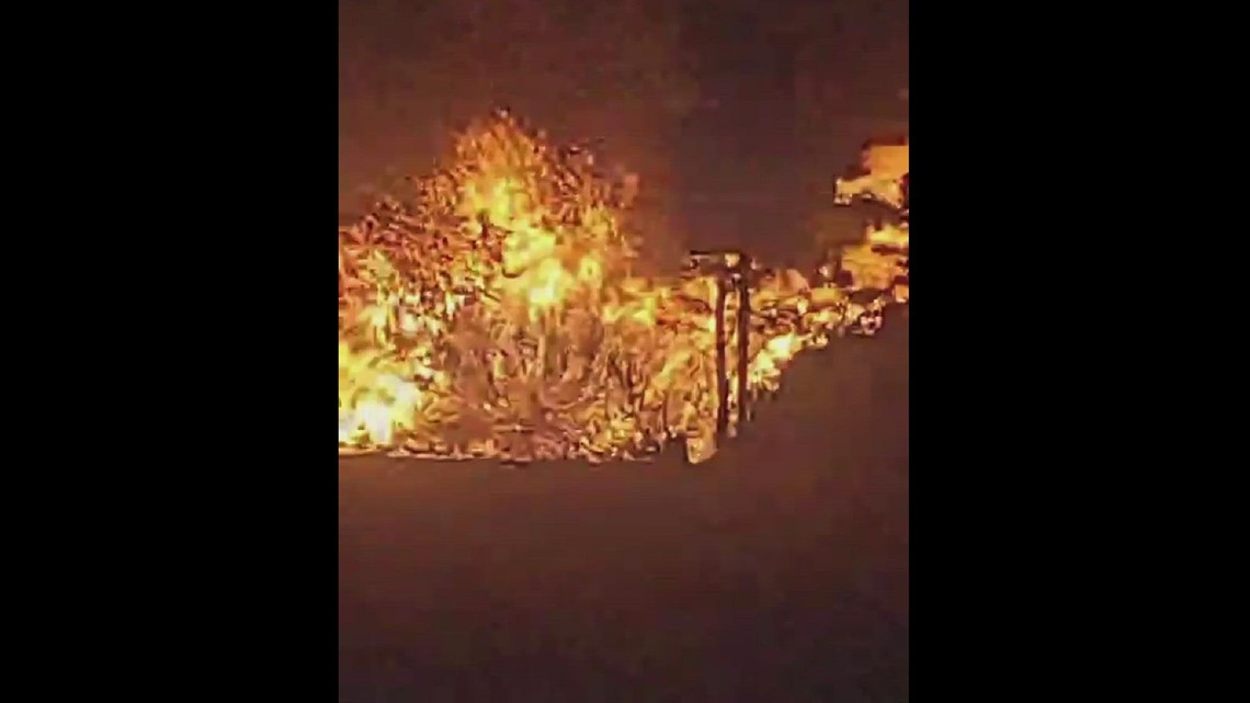 Possible arson at Anderson Park under investigation | 9news.com
