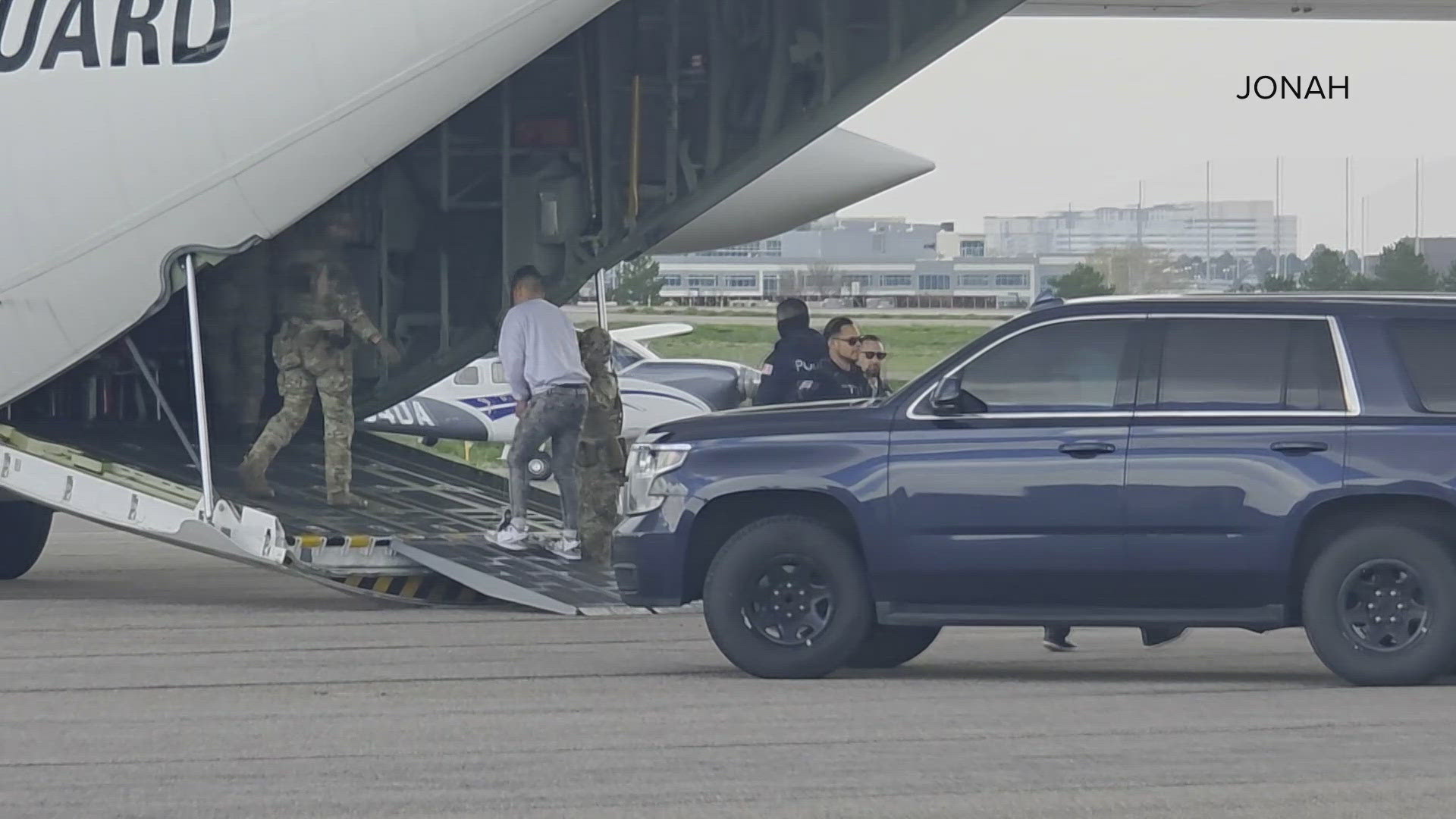 Coast Guard transports ICE detainees from Colorado airport | 9news.com