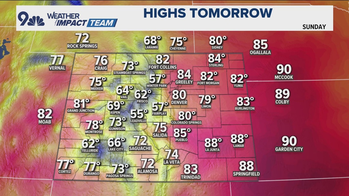 Latest forecast | Warm on Sunday ahead of what's shaping up to be an ...
