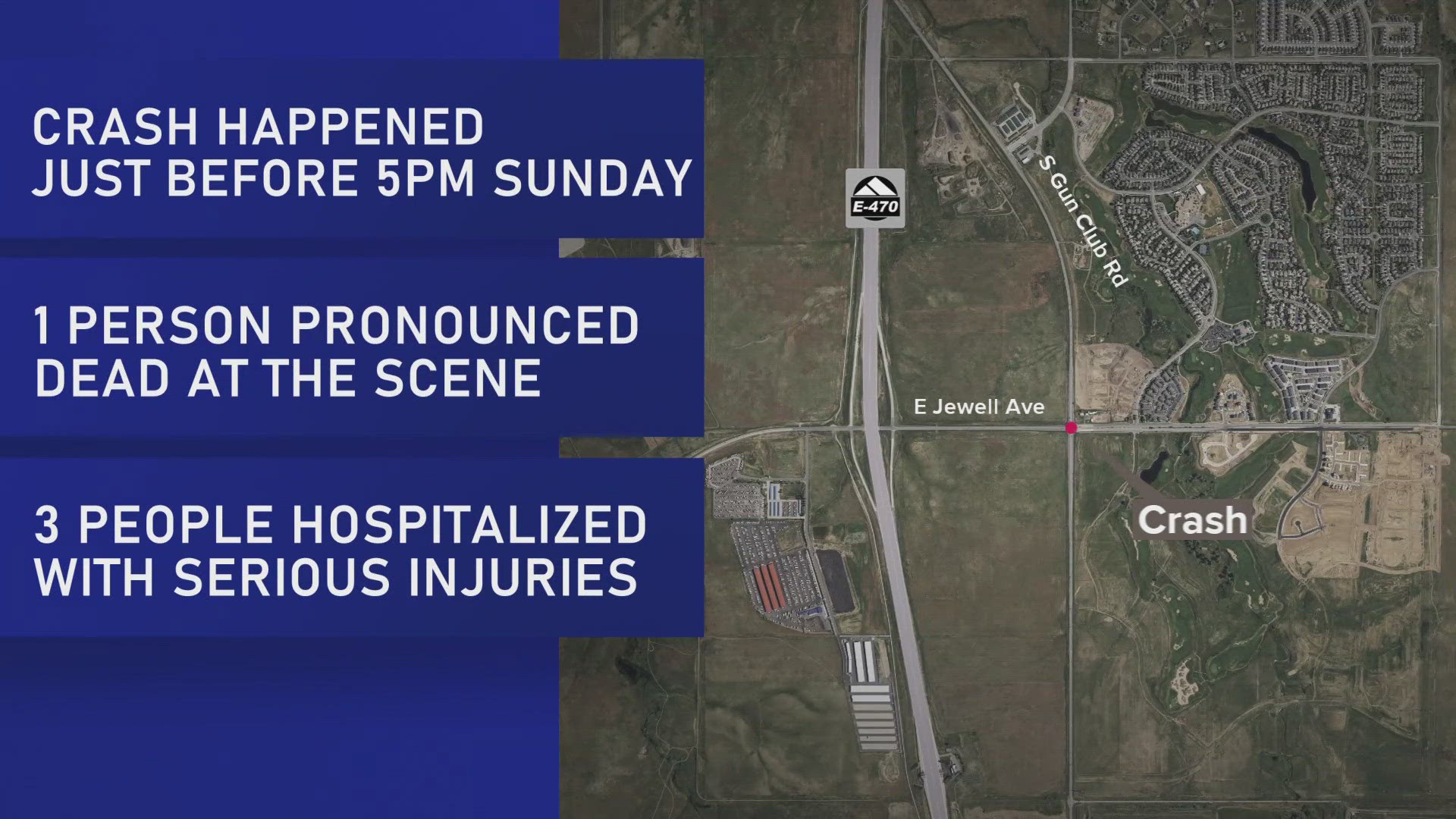 Driver killed in head-on crash near Kiowa | 9news.com