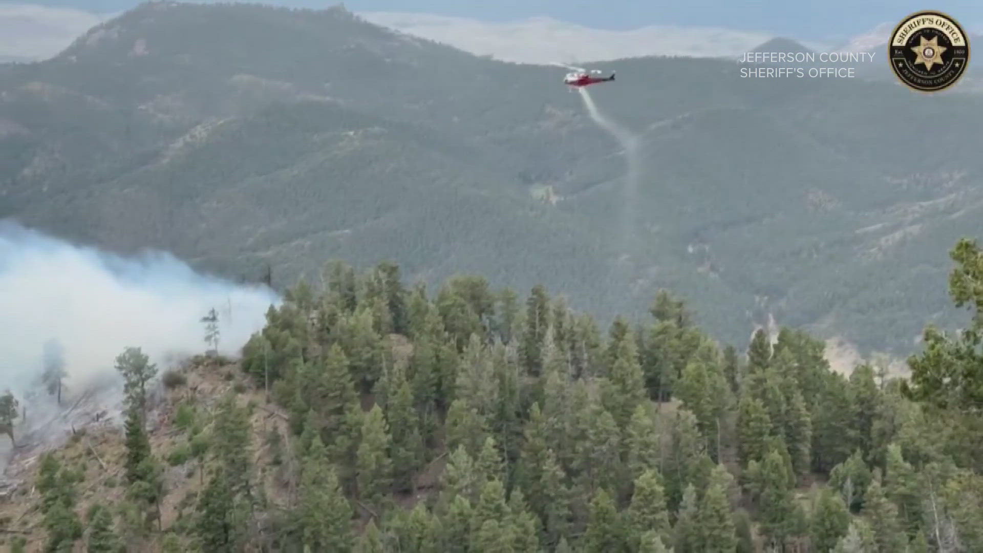 Wildfire sparks in Jefferson County near Conifer | 9news.com