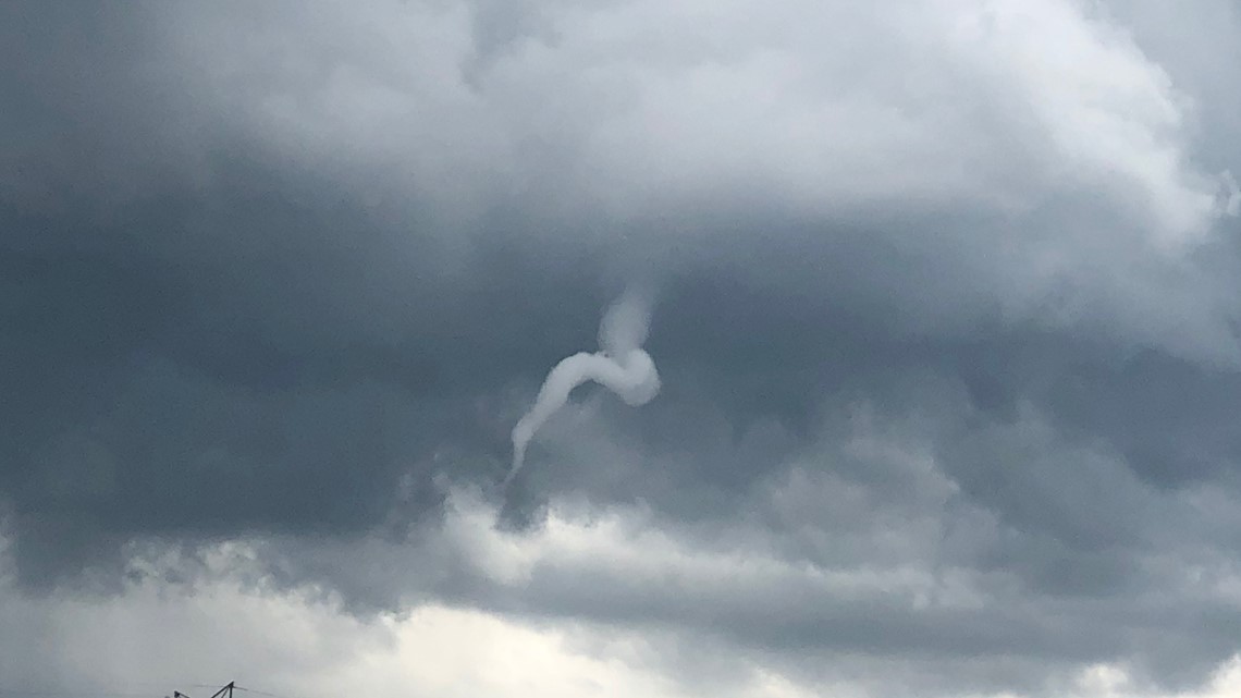 Multiple funnel clouds spotted along Colorado's Front Range on Monday ...