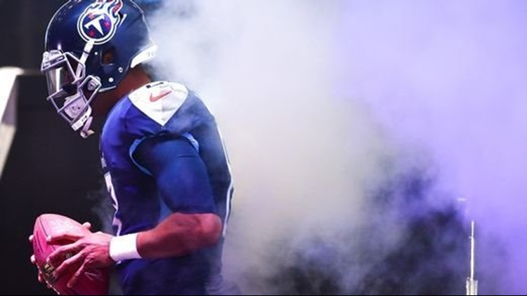 Tennessee Titans unveil new helmet, uniforms | 9news.com