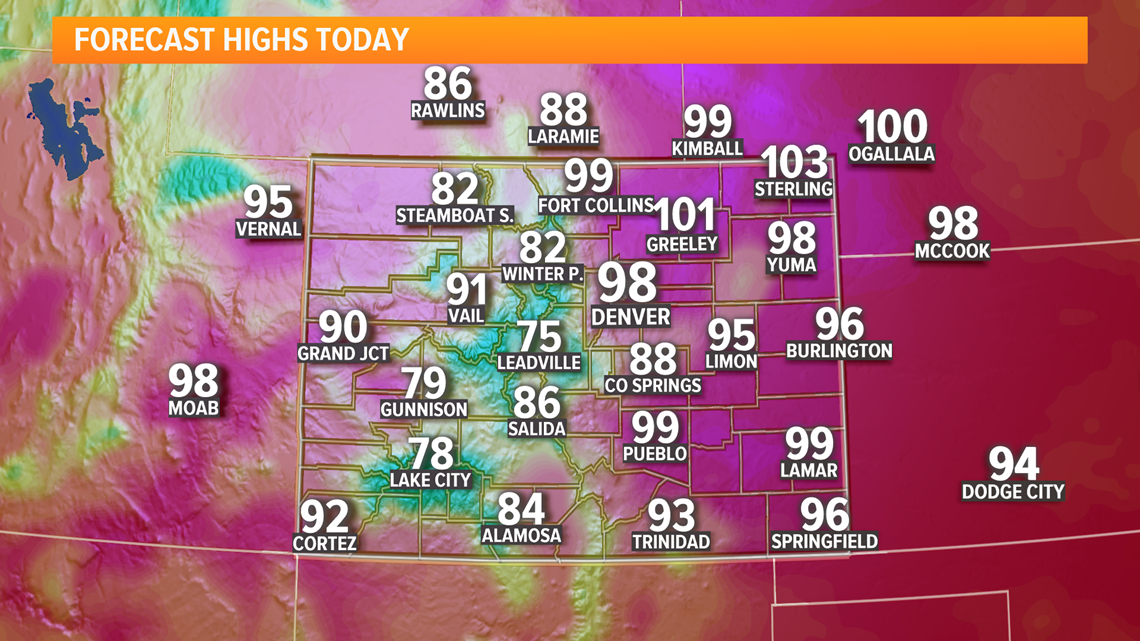Denver, Colorado, Front Range weather forecast | 9news.com