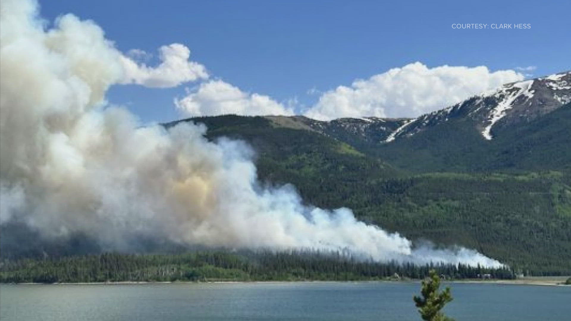 Wildfire burning near Twin Lakes | 9news.com
