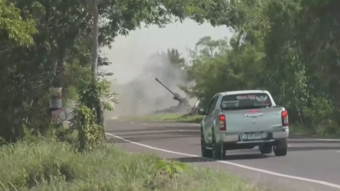 Fighting along border between Thailand and Cambodia reignites again ...