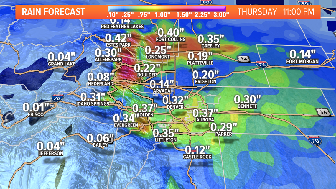 Denver, Colorado, Front Range weather forecast | 9news.com