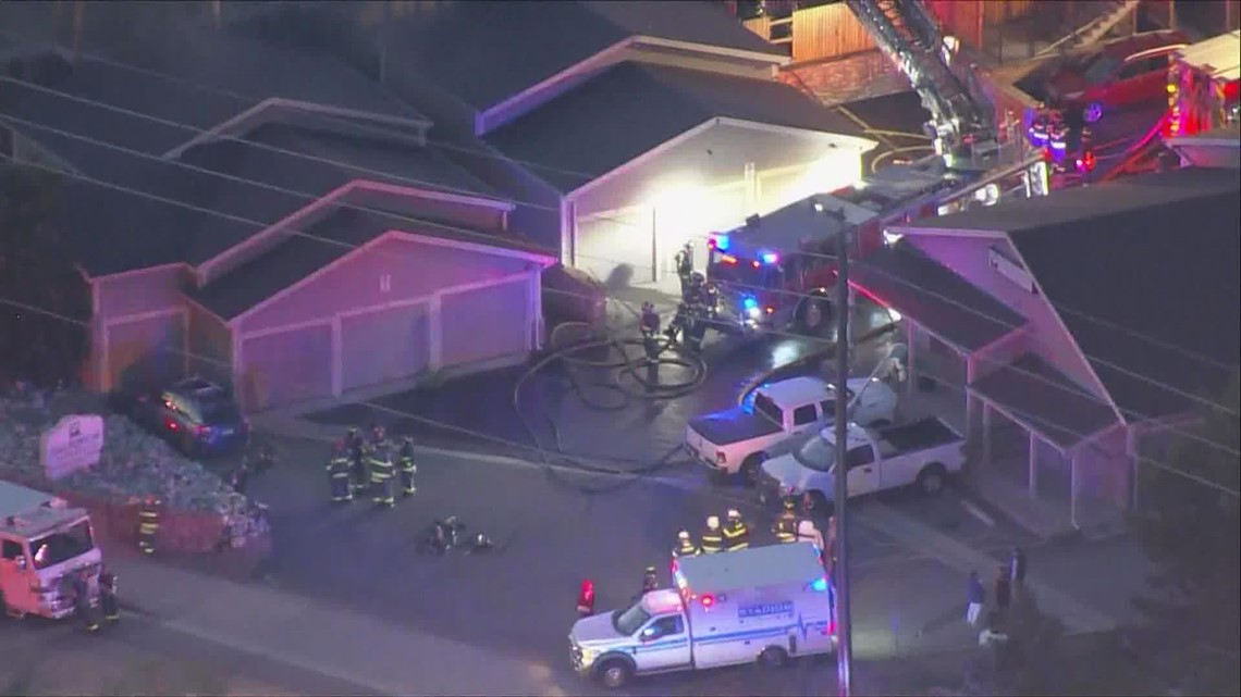 Crews fighting fire on Colfax in Golden | 9news.com