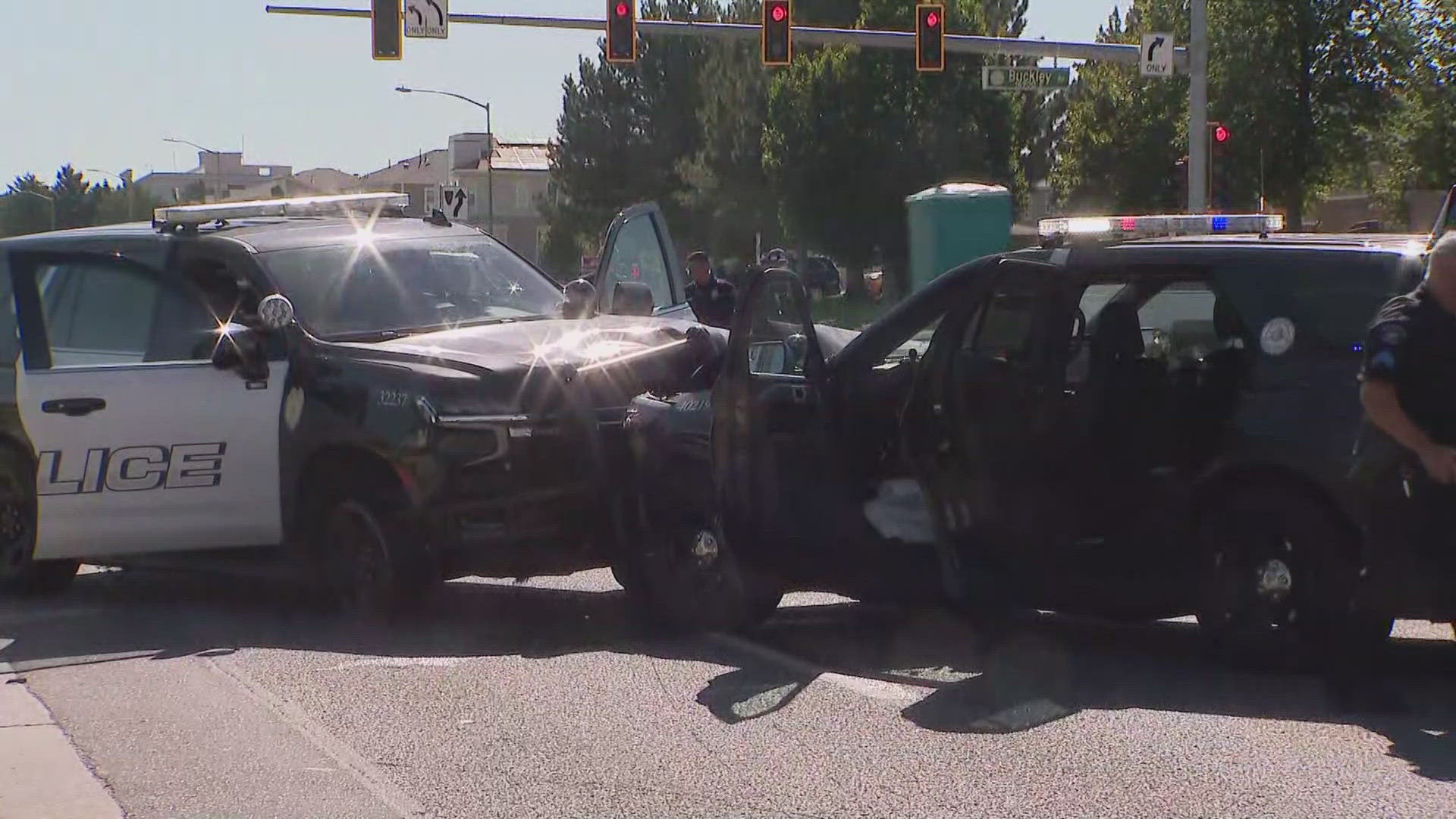 Man In Custody After Leading Officers On Chase In Stolen Patrol Car