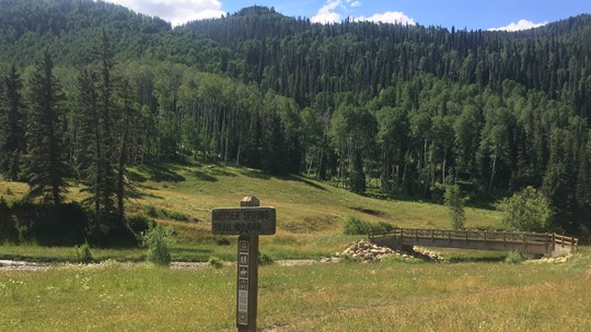 Colorado's only geyser: How to get there and a look at the trail ...