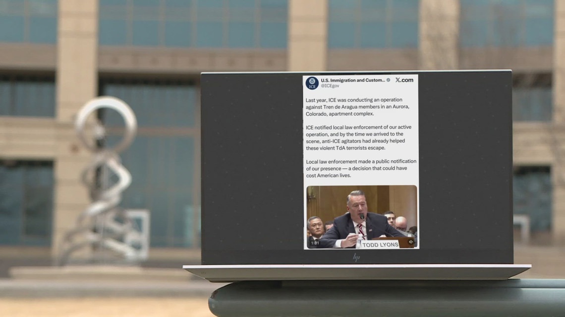 ICE claims Colorado law enforcement leaked news of raid, then deletes ...