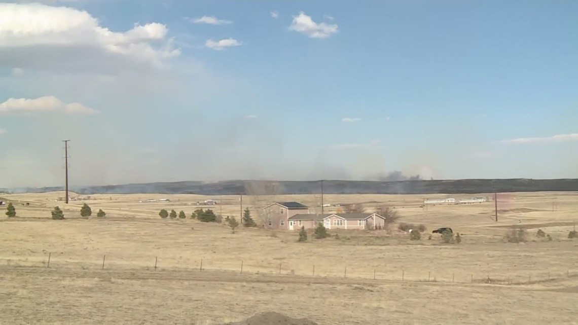 Meridian Fire near Colorado Springs Airport forces evacuations | 9news.com
