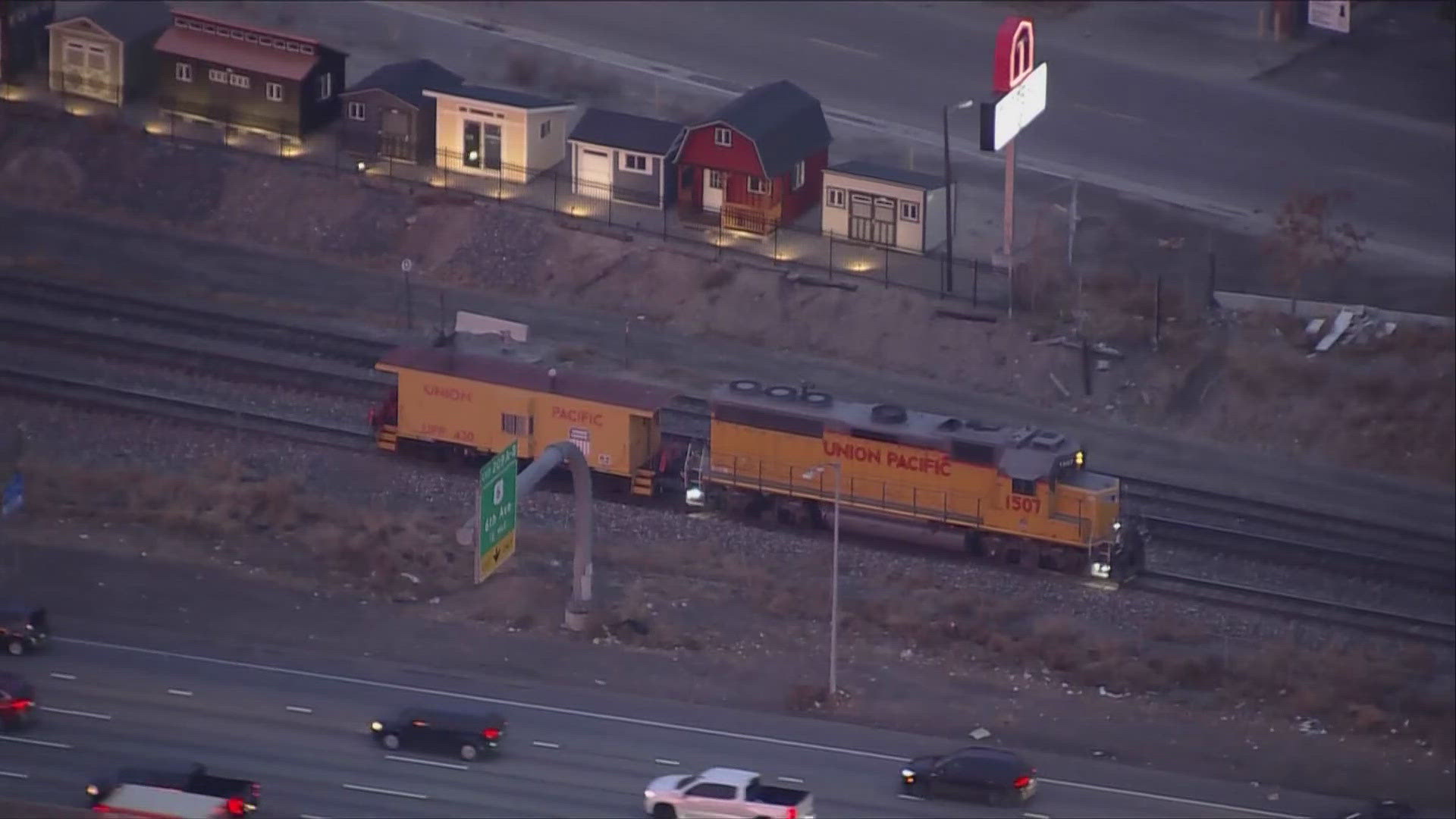 Pedestrian dead after being struck by train in Denver | 9news.com