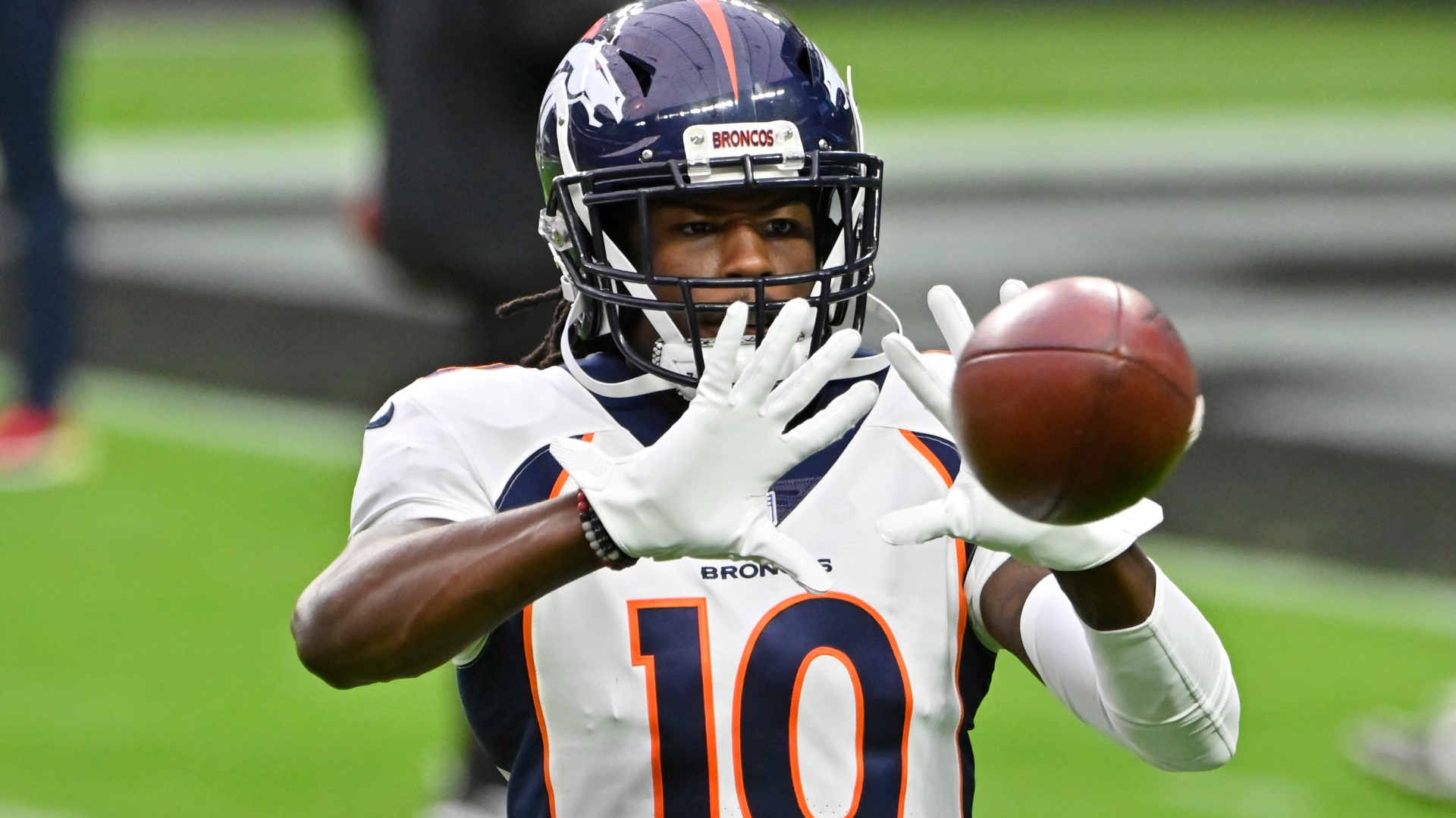 Drew Lock questionable for next practice, game with side injury | 9news.com