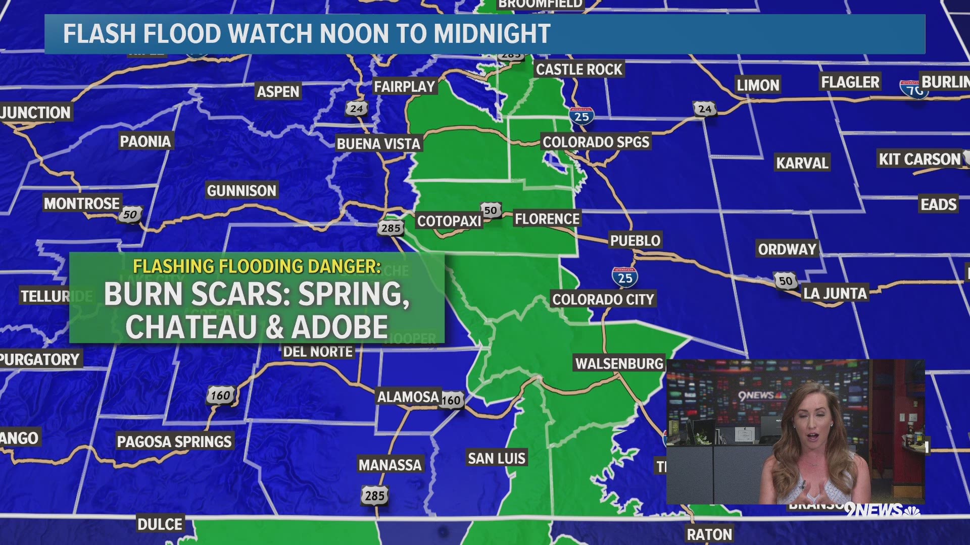 Thunderstorms Thursday to bring severe weather, flooding to Colorado | 9news.com