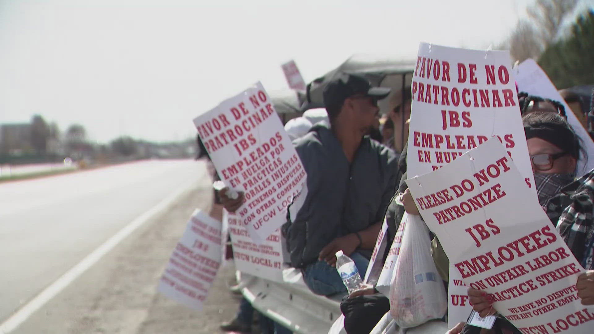 JBS workers hold news conference to talk about ongoing strike | 9news.com
