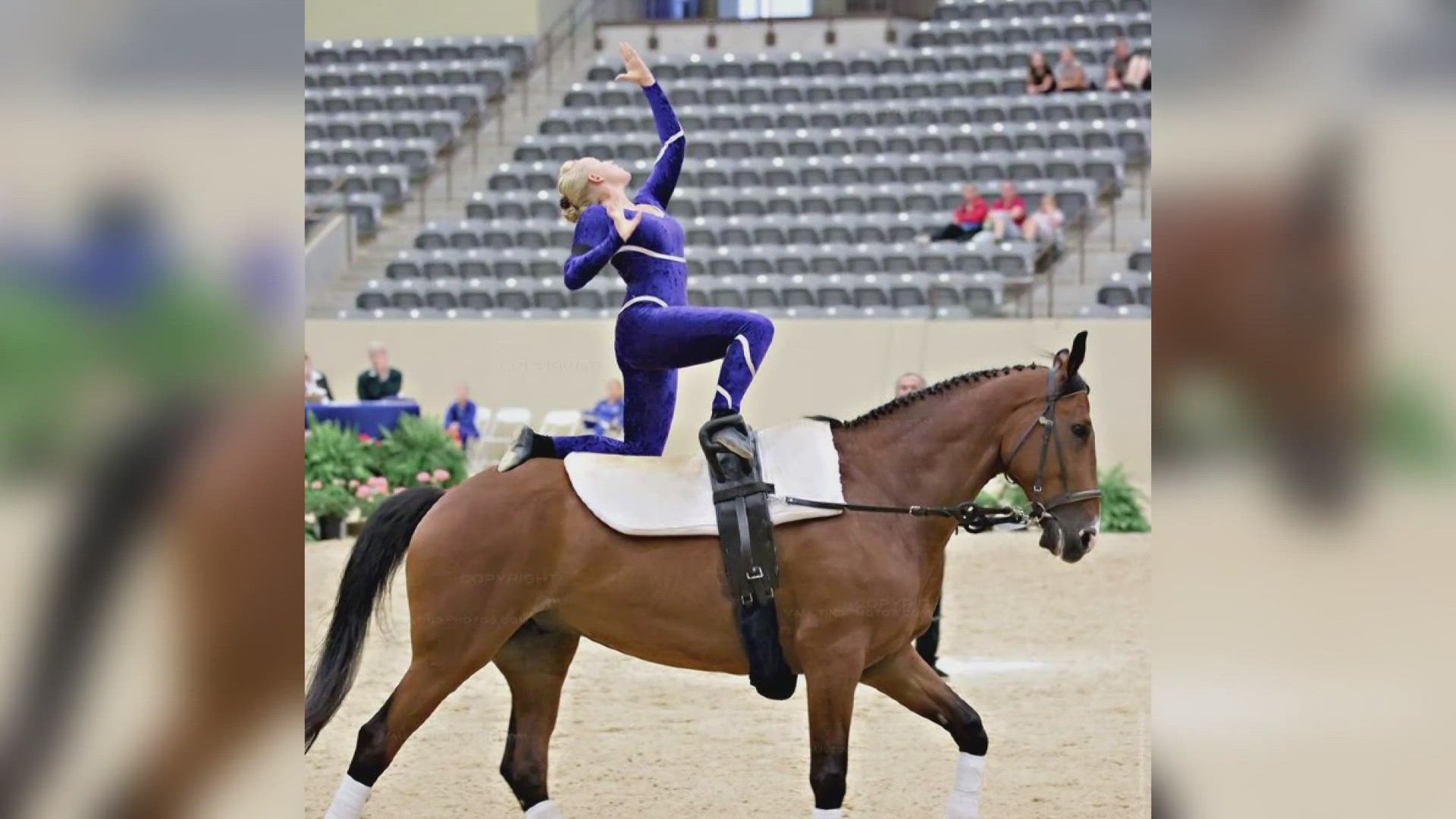Equestrian vaulting competition gallops into Castle Rock | 9news.com