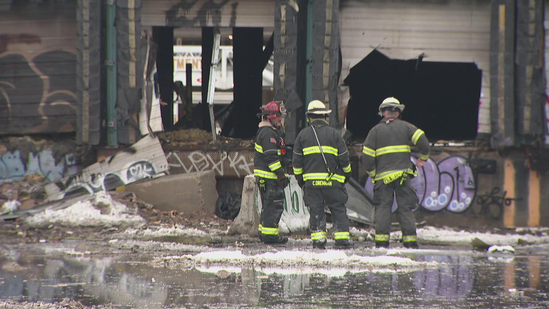 Denver firefighter injured fighting warehouse fire | 9news.com