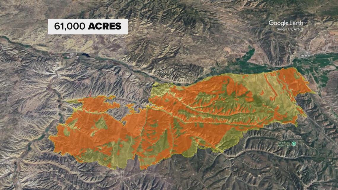 Firefighters work to keep Lee Fire away from Meeker | 9news.com