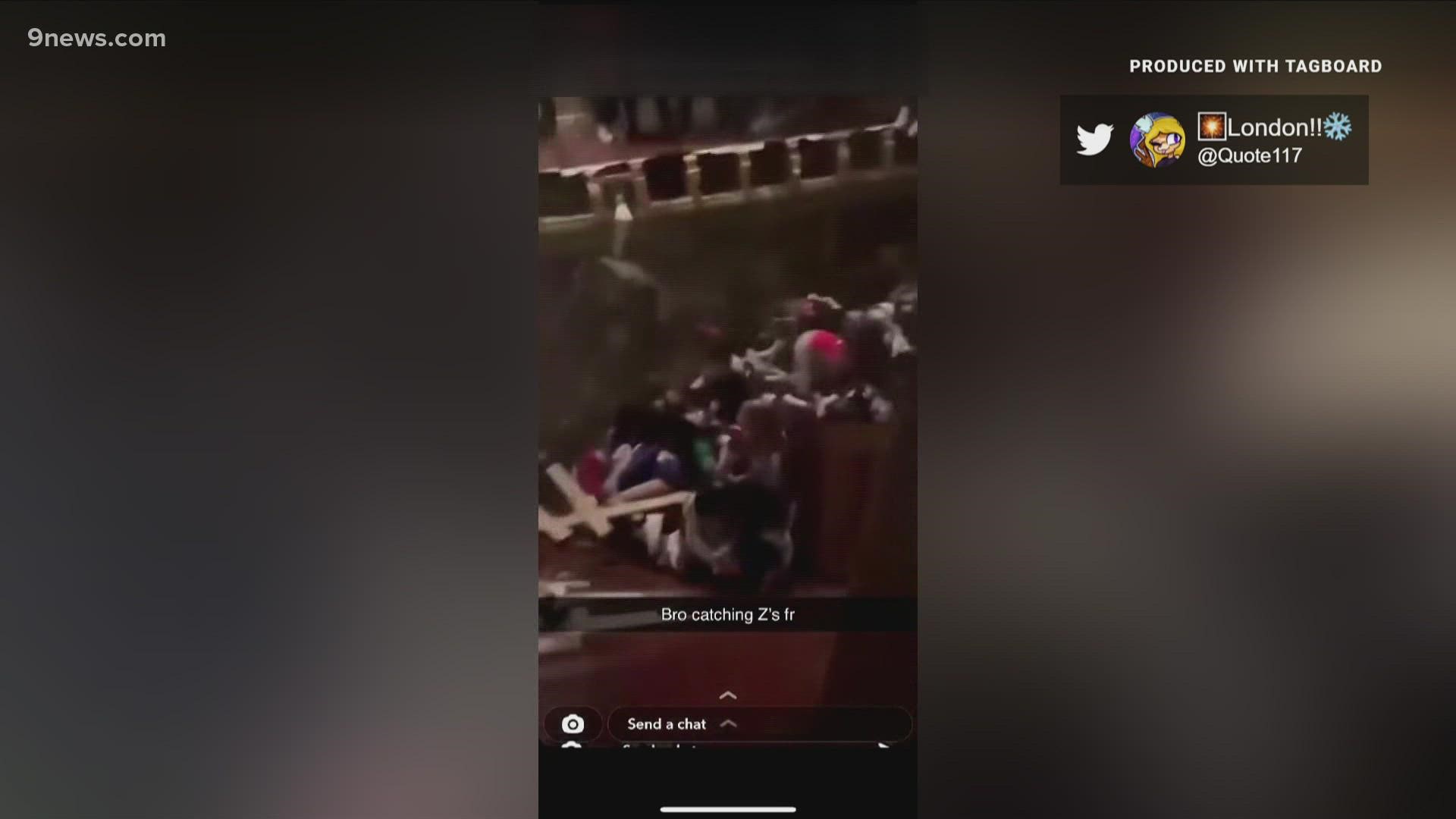 Video shows moment floor collapsed during party | 9news.com