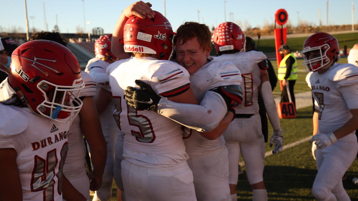 Durango football wins 3A CHSAA championship Roosevelt 2020 | 9news.com