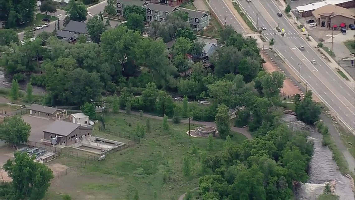 RAW: St. Vrain Creek in Lyons running high, fast after recent rains ...
