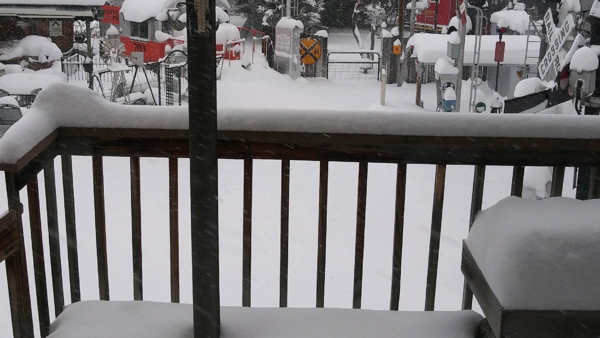 PHOTOS: Your snow-covered patio furniture after the November storm | 9news.com