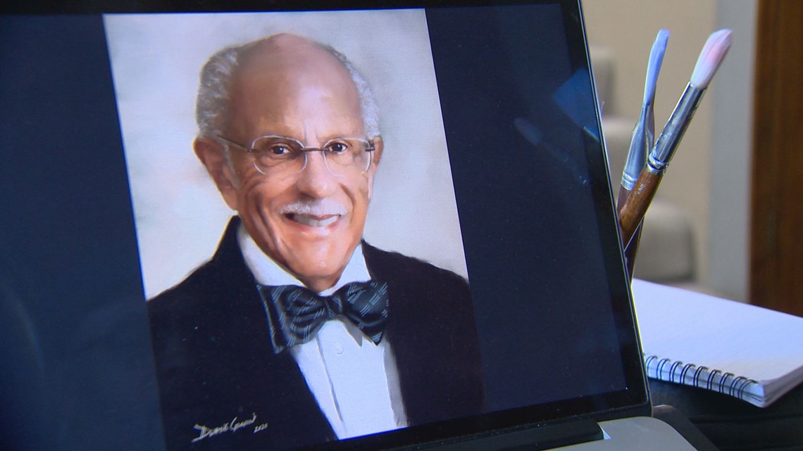 Local artist creates 100 digital portraits to give thanks | 9news.com
