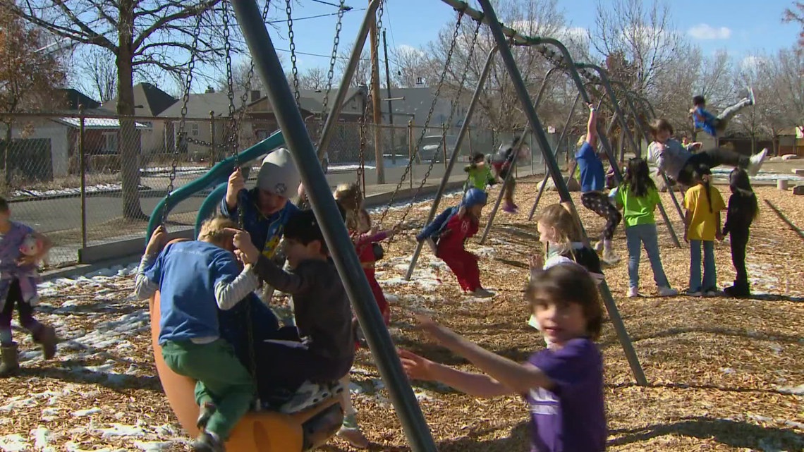 Students help create DPS' first inclusive playground | 9news.com