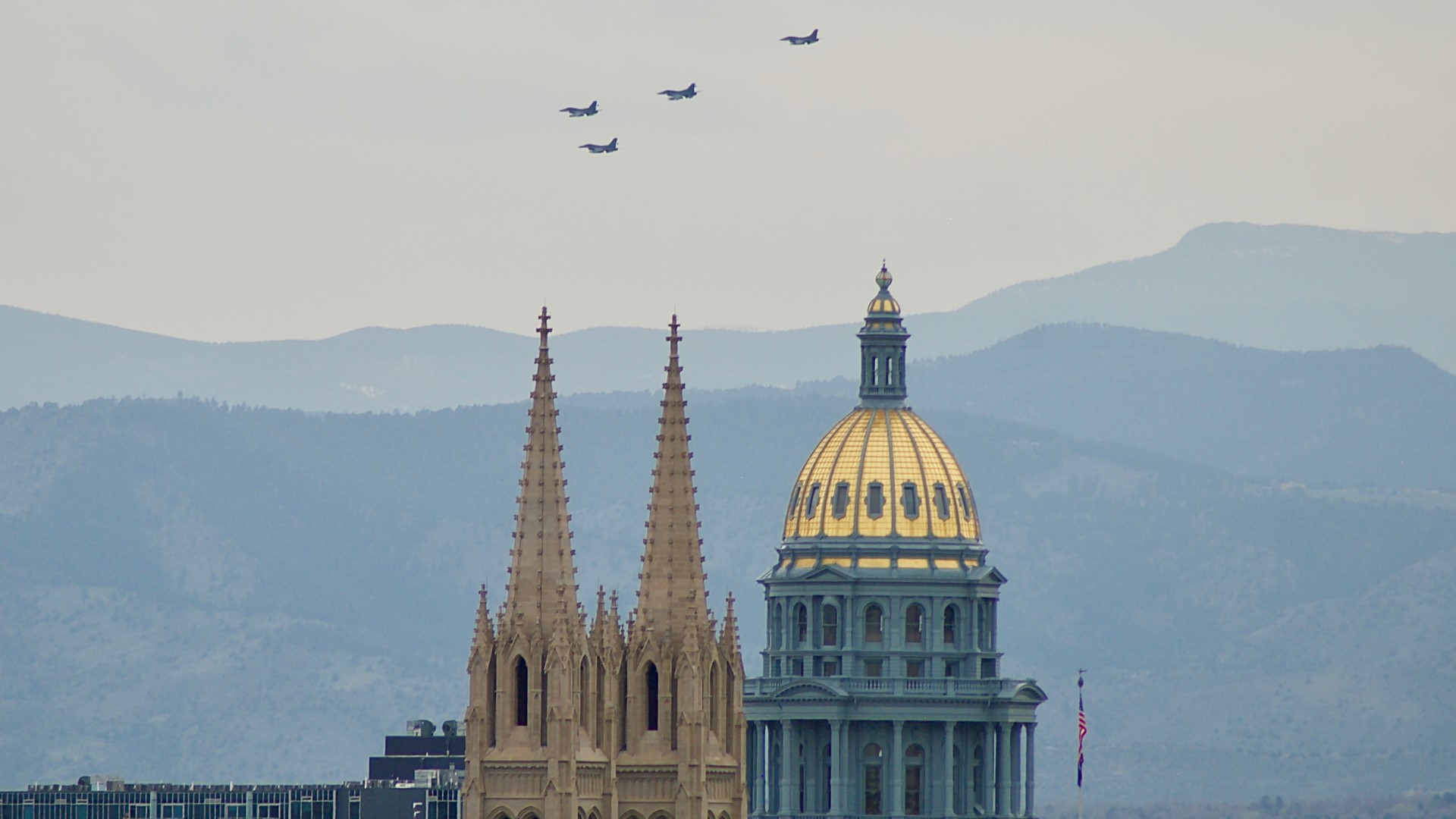 WATCH: Airplane parade flies over Denver metro area on May 14 | 9news.com