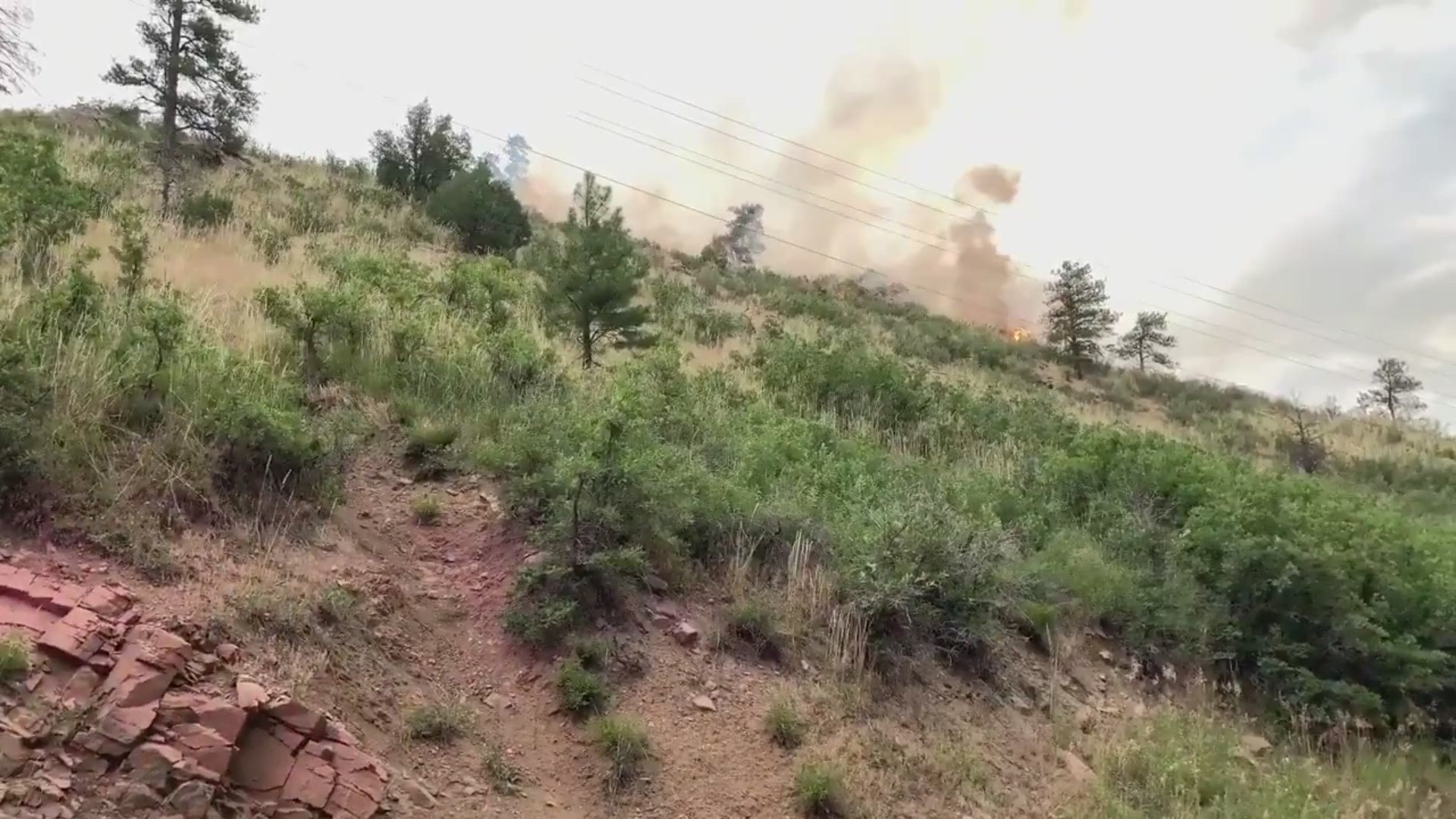 Fire off Highway 67 near Sedalia fully contained | 9news.com